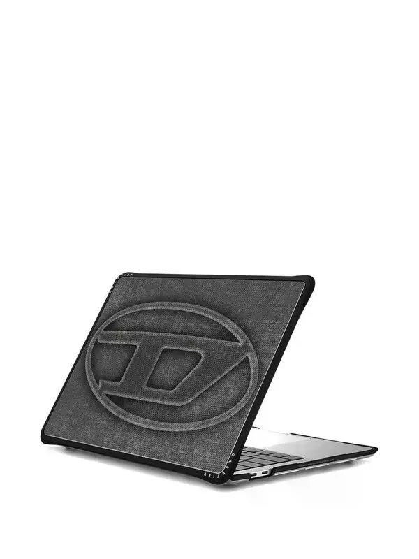 DIESEL Macbook 13 Moulded Logo Laptop Sleeve - Grey