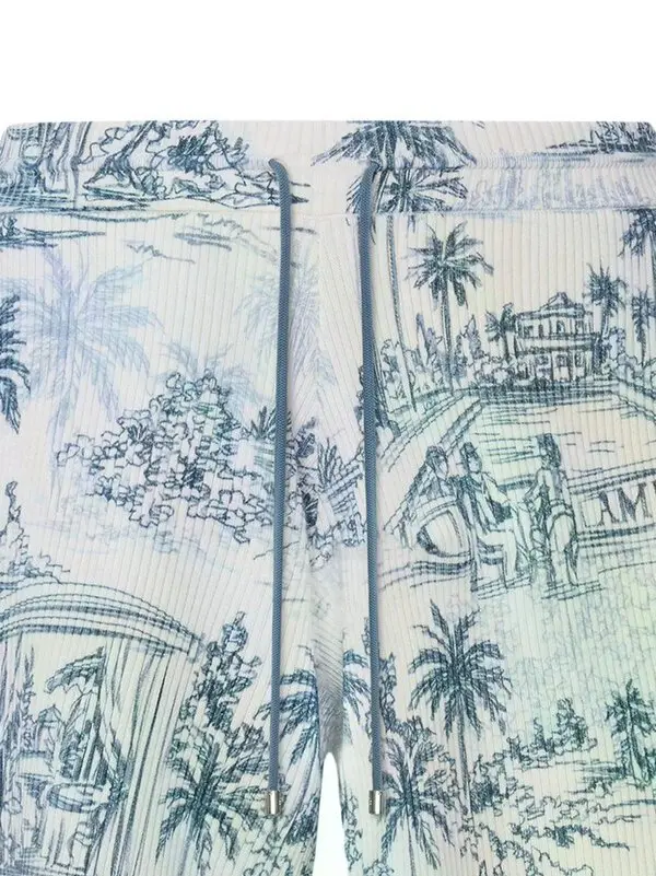 Amiri Palms-print Shorts