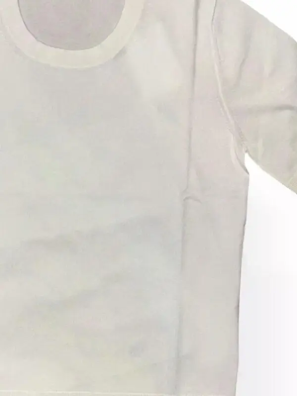 GRAN SASSO Short-sleeve Crewneck Knitwear - White