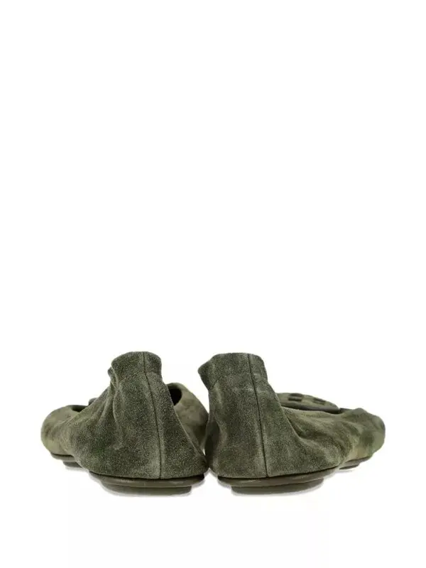 Tory Burch Minnie Travel Ballet Flats - Green