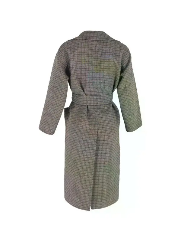 Max Mara Orense Plaid Double-breasted Coat