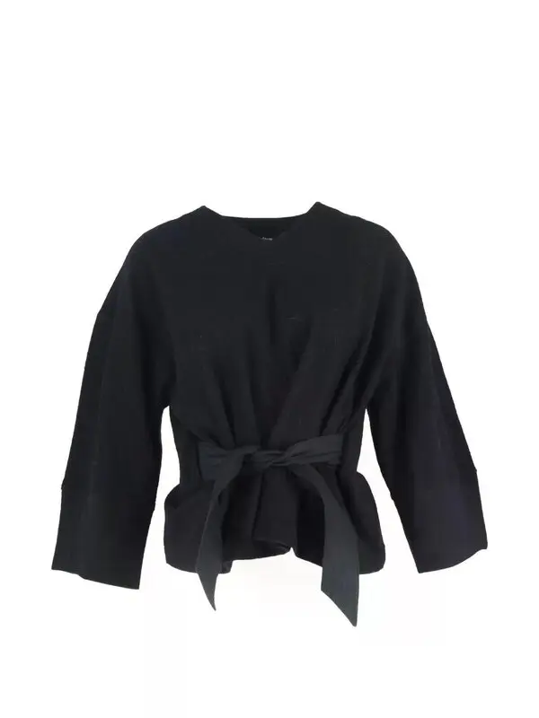 LEMAIRE V-neck Belted Blouse