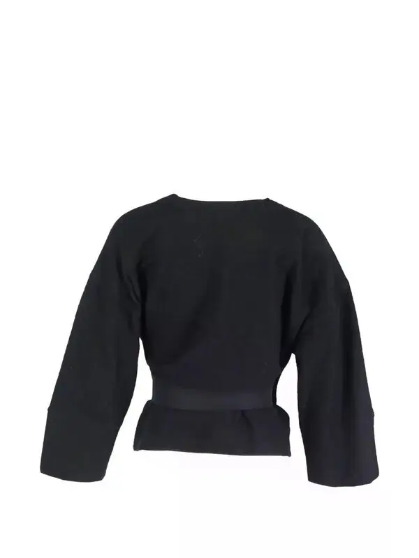 LEMAIRE V-neck Belted Blouse