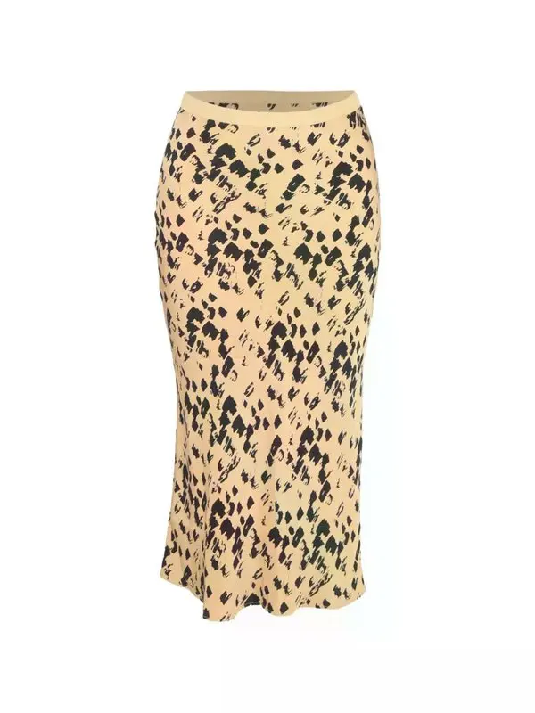 ANINE BING Silk Midi Skirt