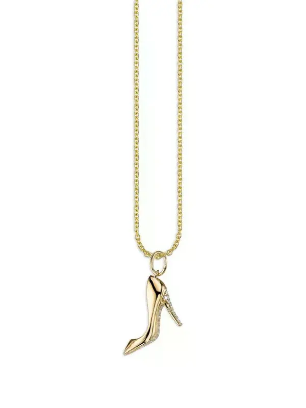 SYDNEY EVAN 14kt Yellow Stiletto Pendant Necklace - Gold