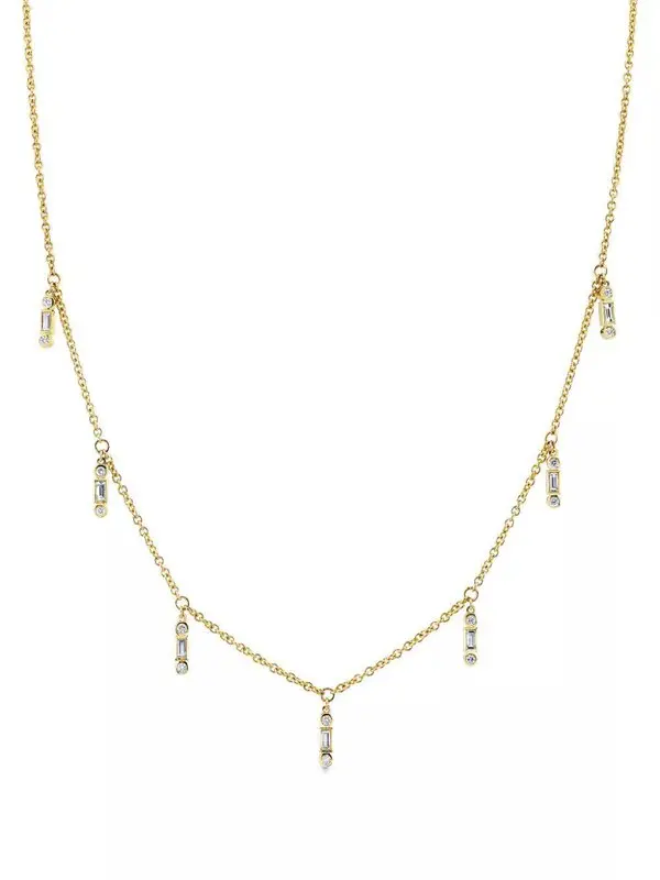 SYDNEY EVAN 14kt Yellow Fringed Necklace - Gold