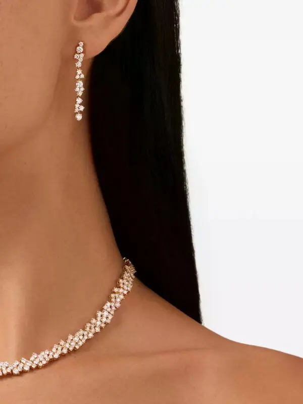 SYDNEY EVAN 14kt Yellow Cocktail Linear Earrings