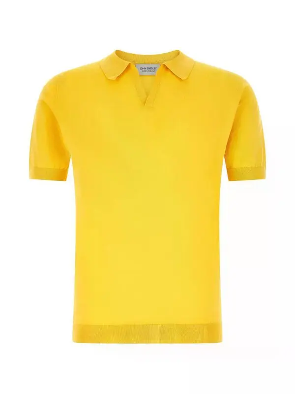 John Smedley Noah Polo Shirt - Yellow