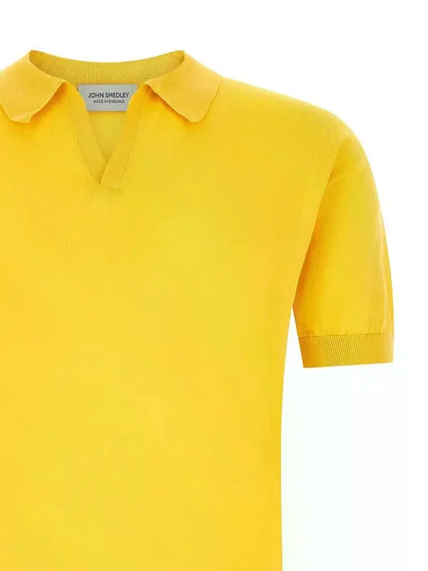 John Smedley Noah Polo Shirt - Yellow