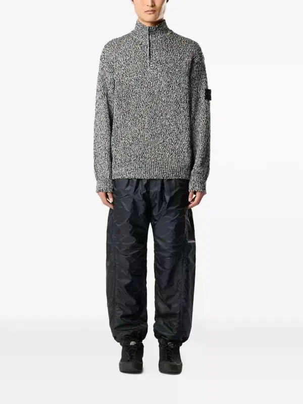 Stone Island Half-zip Sweater - Black