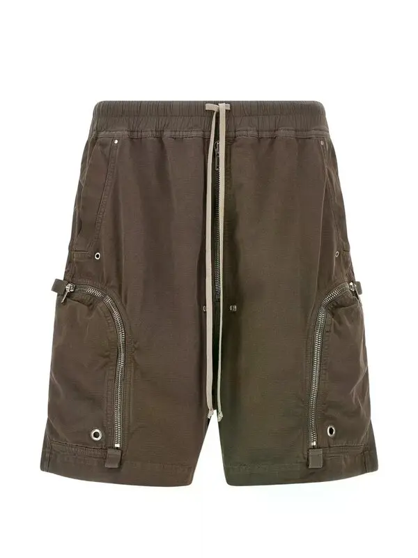 Rick Owens Bauhaus Pod Bermuda Shorts - Brown