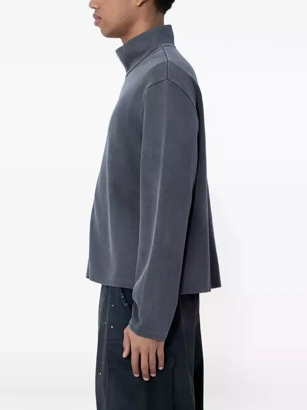 Our Legacy Zip-up High Collar Sweatshirt
