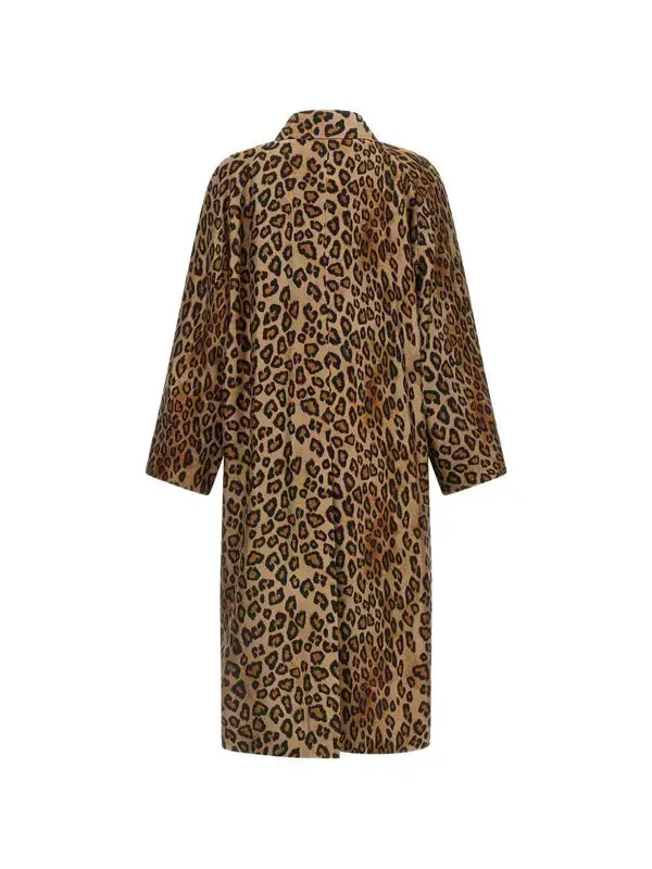 Alberto Biani Leopard-print Trench Coat