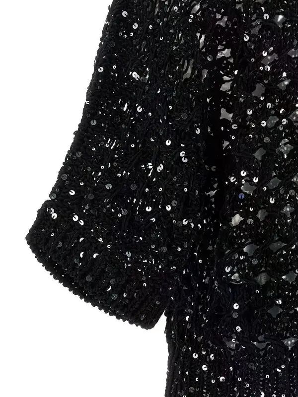 Peserico Sequin Mesh Cardigan