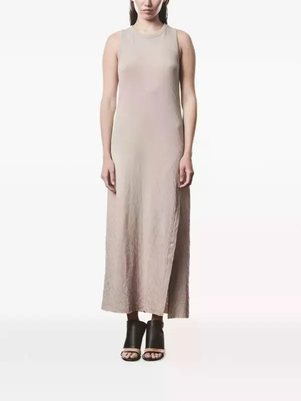 THOM KROM Side-slit Textured Midi Dress - Neutrals