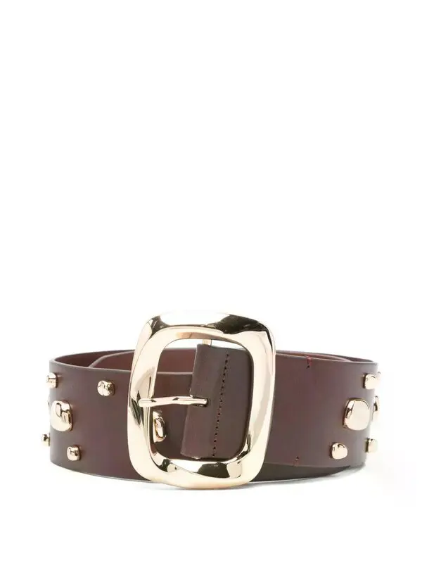 Zimmermann Malley Studded Buckle Belt - Brown