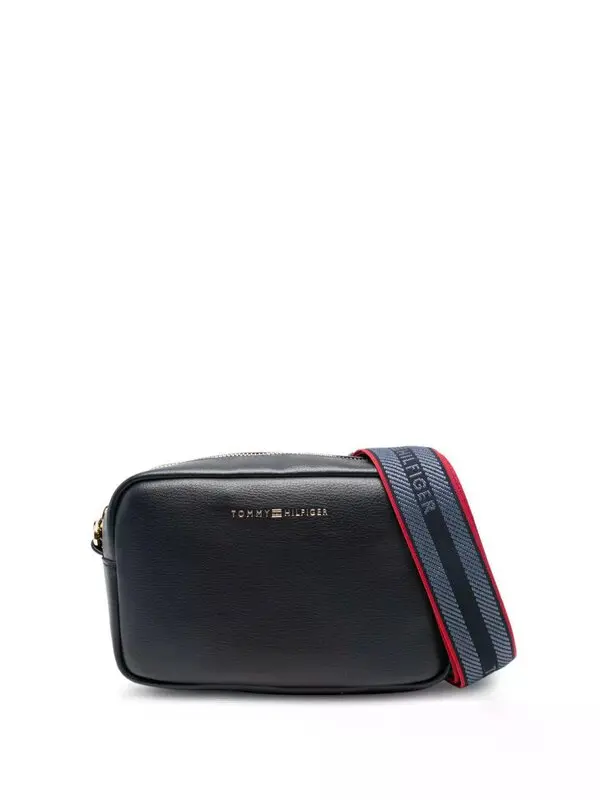 Tommy Hilfiger Logo-tape Camera Crossbody Bag - Blue