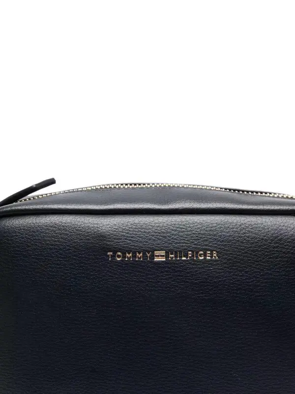 Tommy Hilfiger Logo-tape Camera Crossbody Bag - Blue