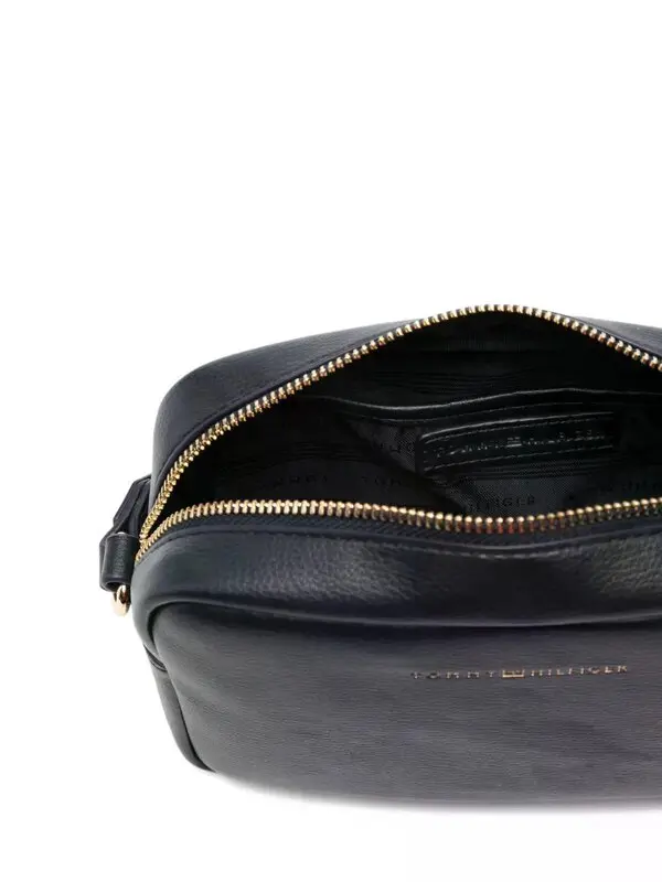 Tommy Hilfiger Logo-tape Camera Crossbody Bag - Blue