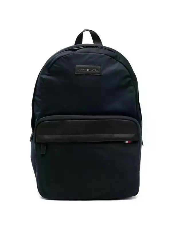 Tommy Hilfiger Logo-patch Backpack - Blue