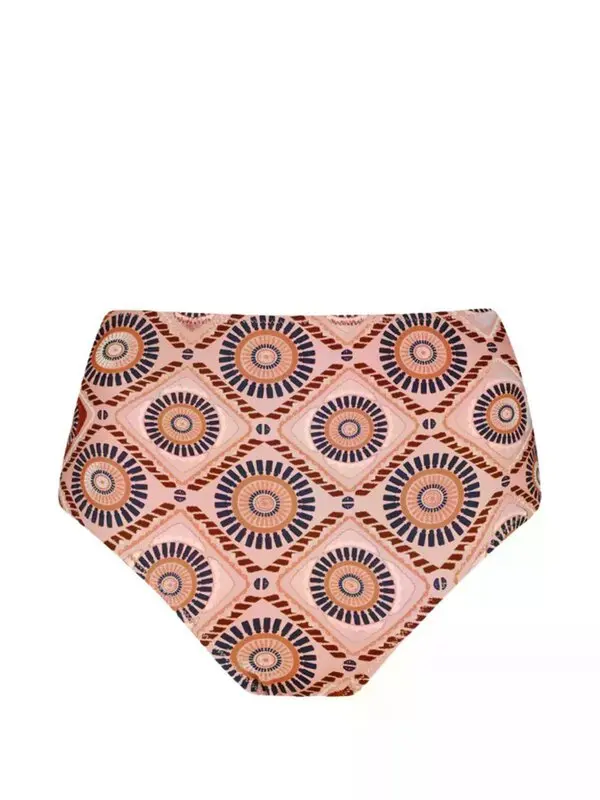 LEMLEM Elsi Geometric-pattern Bikini Bottoms - Pink