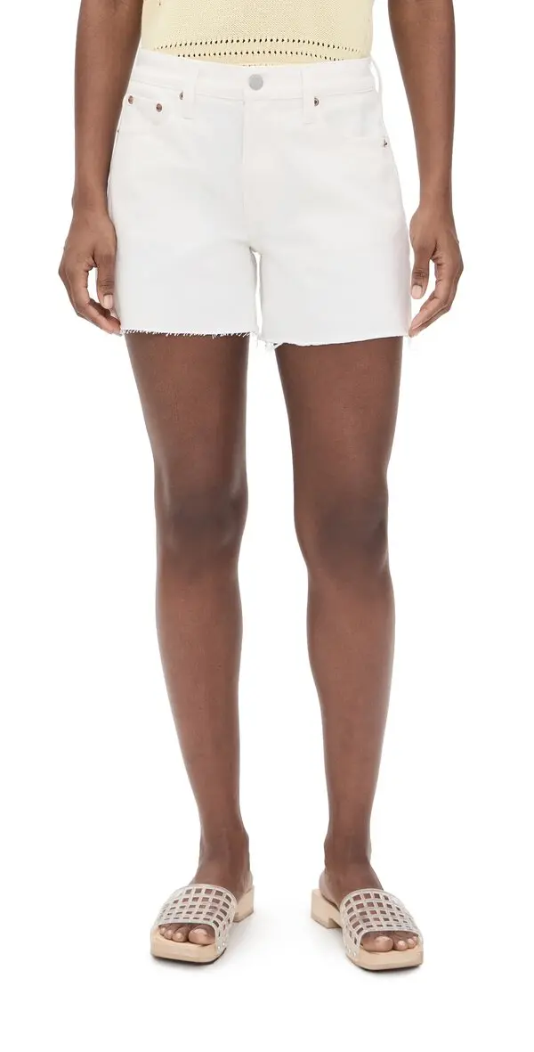 PISTOLA Kennedy Denim Shorts - Antique White