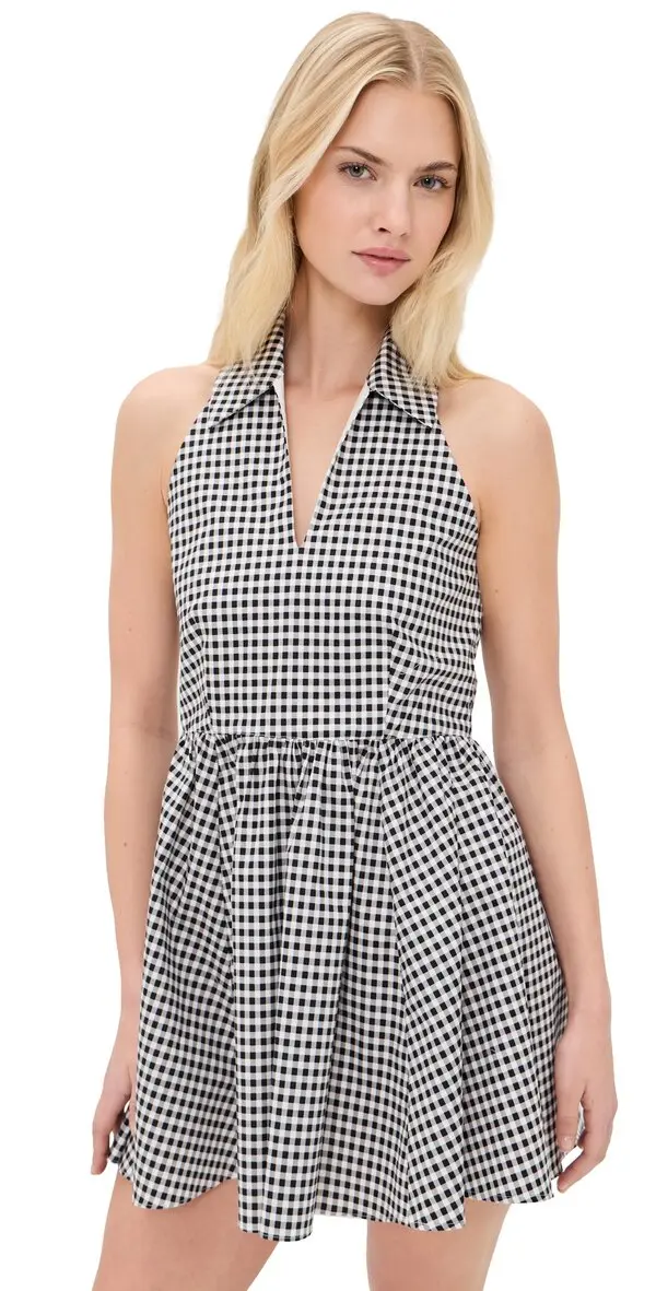 Caroline Constas Aya Halter Mini Dress