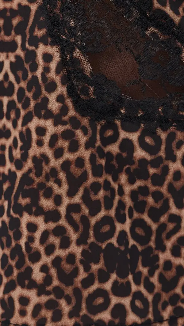 KAT THE LABEL Hayden Camisole - Leopard