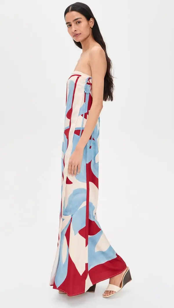 SEVEN WONDERS Amoree Strapless Maxi Dress