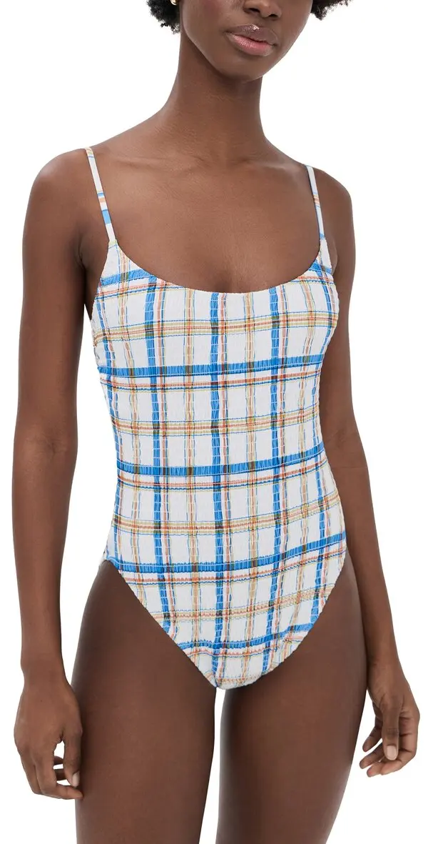 Polo Ralph Lauren Scoop Kennedy One-piece Swimsuit - Madras
