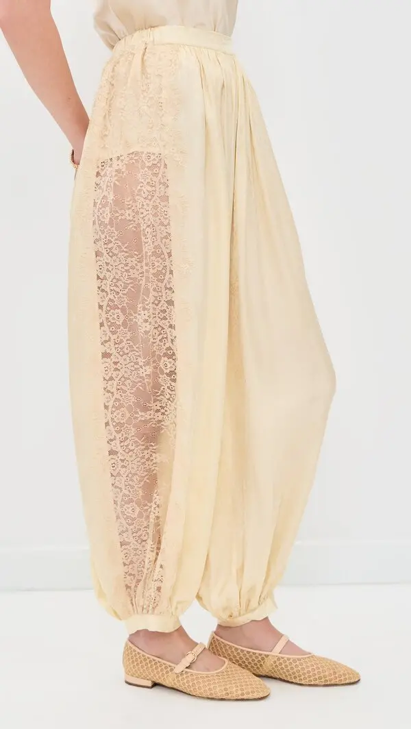 Sea Ethel Solid Bloomer Pants - Butter