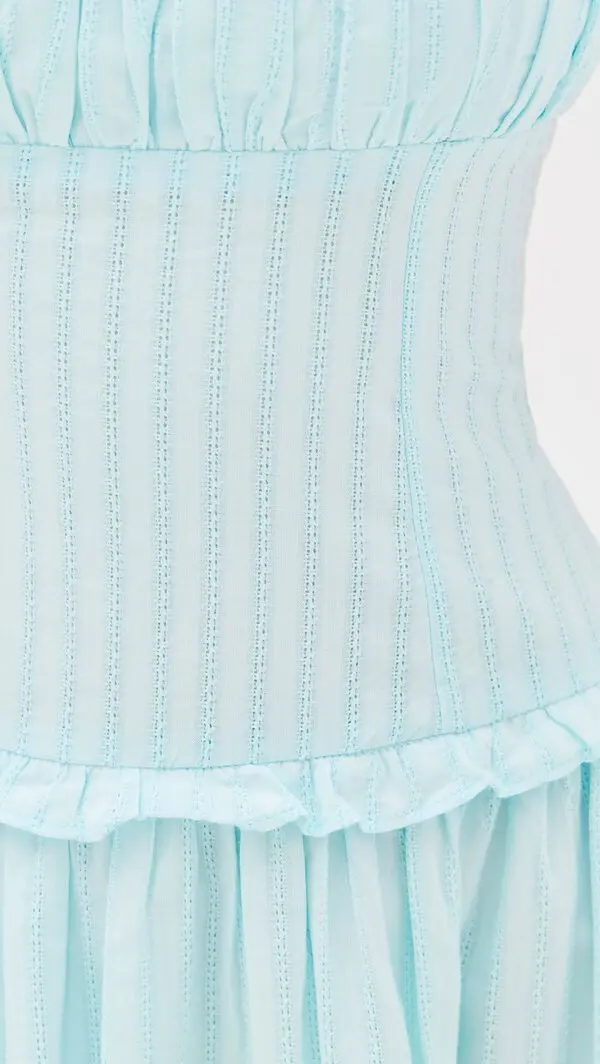 SEVEN WONDERS Keily Square Neck Maxi Dress - Blue
