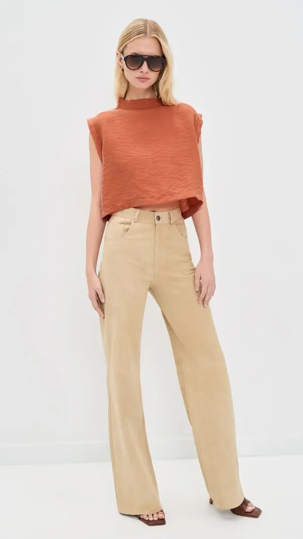 Rachel Comey Bacchus Top - Terracotta
