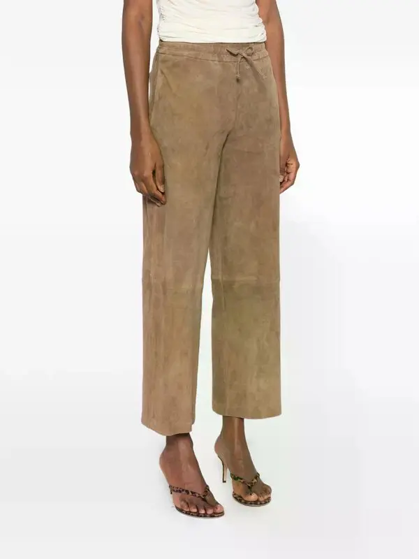 ARMA Wide-leg Trousers - Brown