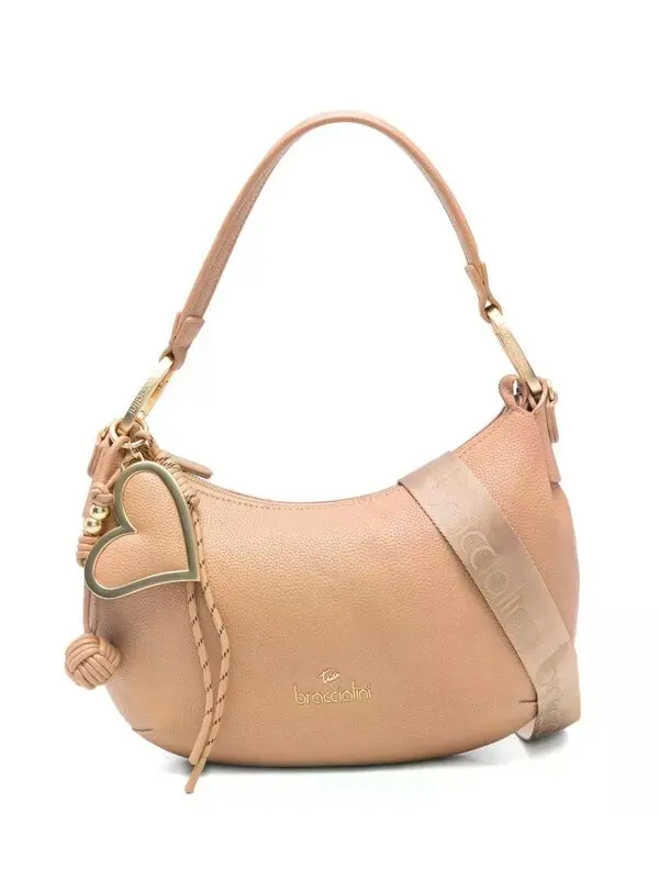 BRACCIALINI Beth Heart-charm Leather Tote Bag