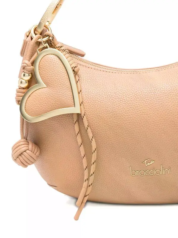 BRACCIALINI Beth Heart-charm Leather Tote Bag
