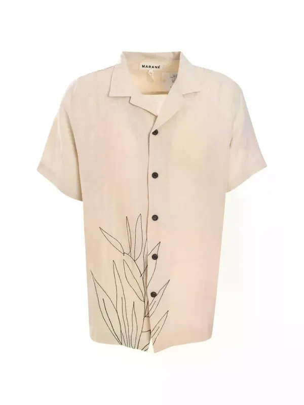 Marané La Susana Embroidered Short-sleeve Shirt