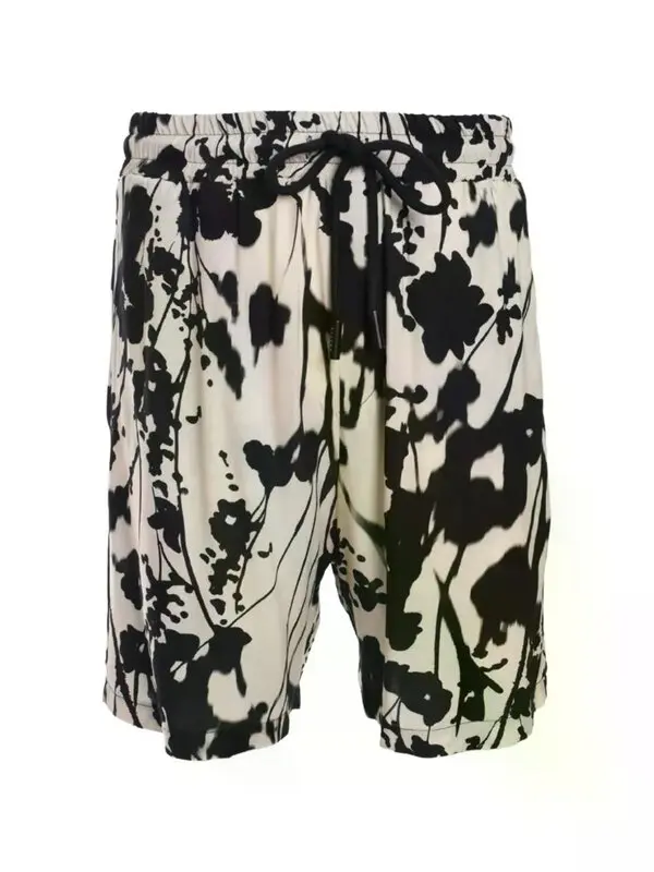 GAËLLE PARIS Floral-print Bermuda Shorts