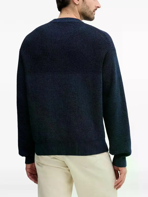BOSS Waffle-knit Pullover Sweater