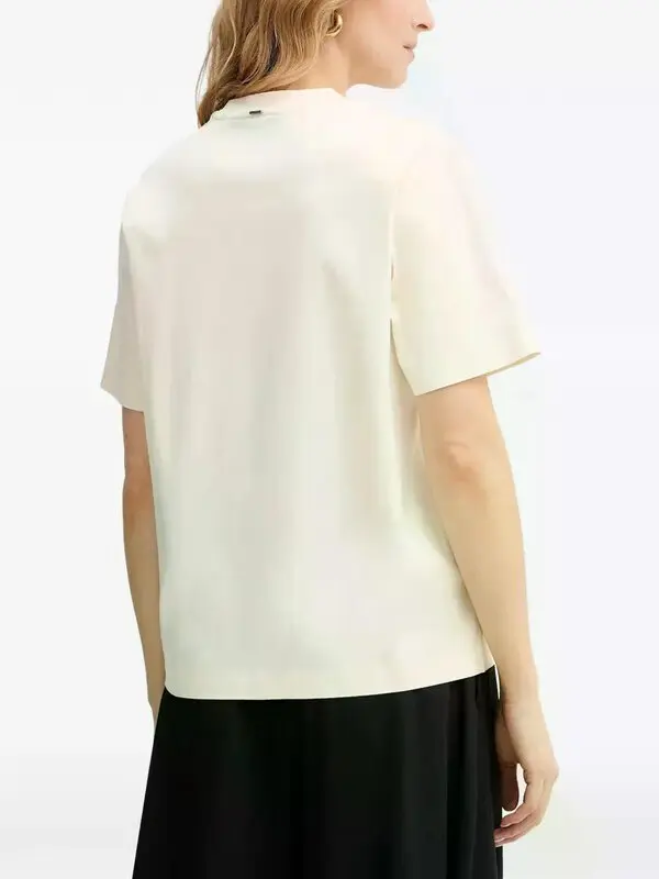 BOSS Relaxed-fit T-shirt In Mercerized Cotton - White