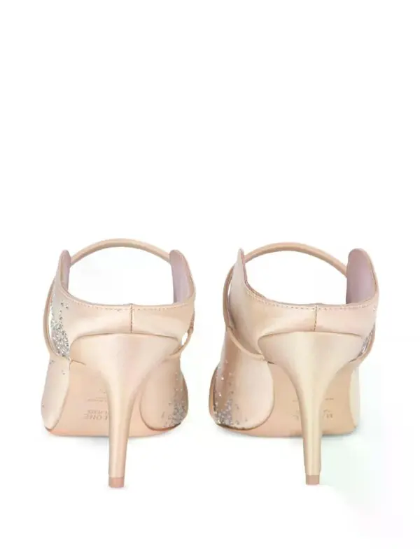 MALONE SOULIERS Maureen Rhinestone-embellished Mules - Pink