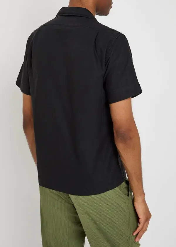 Polo Ralph Lauren Logo-embroidered Cotton Shirt - Black