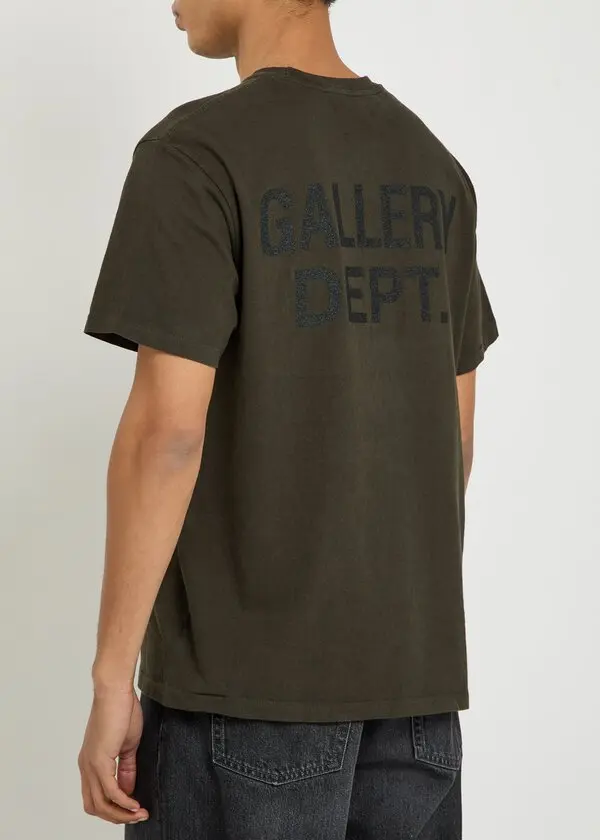 GALLERY DEPT. Logo Cotton T-shirt - Black