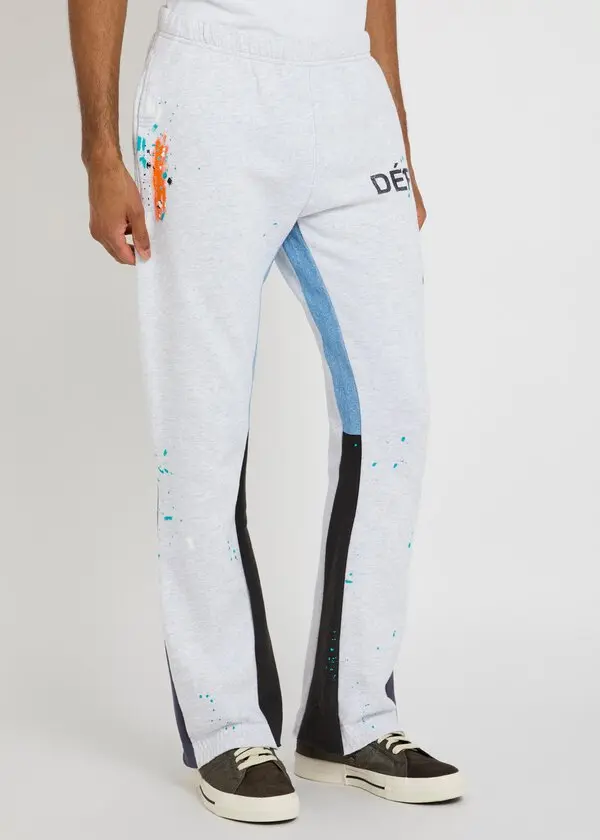 GALLERY DEPT. Paint-splatter Effect Cotton Sweatpants