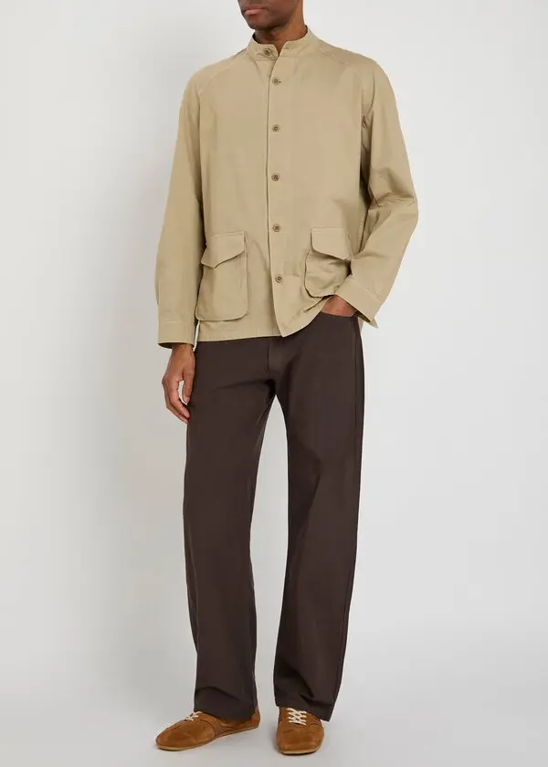 Labo.art Patch Pocket Cotton Shirt - Beige