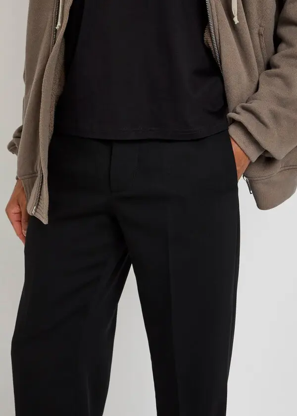 Rick Owens Dietrich Straight-leg Wool Trousers - Black