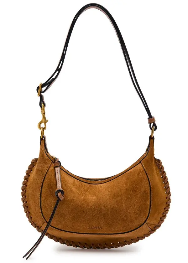 Isabel Marant Oskan Suede Shoulder Bag - Light Brown
