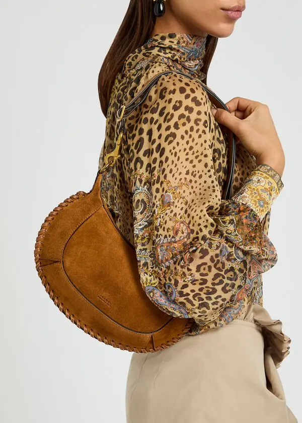 Isabel Marant Oskan Suede Shoulder Bag