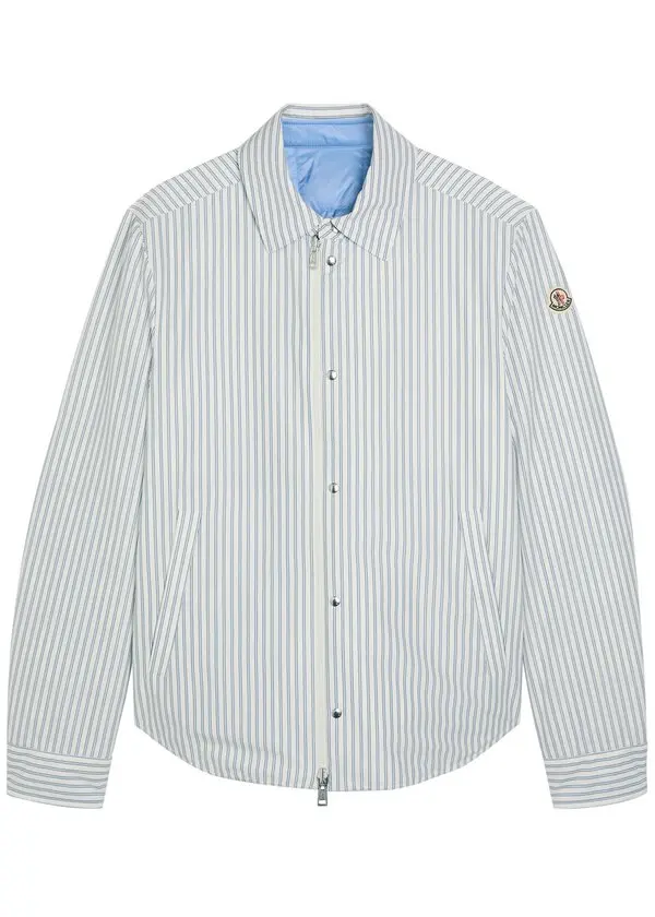 Moncler Cresent Reversible Cotton-blend Poplin Jacket