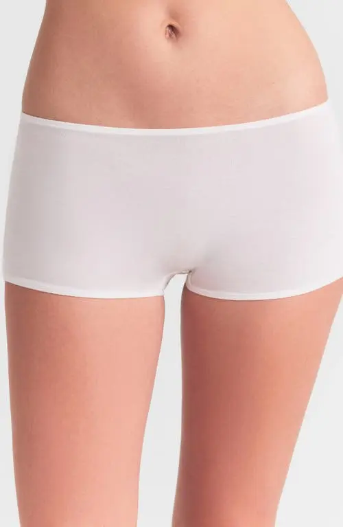 SKIMS Everyday Cotton Boyshorts - Snow